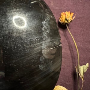 Hand Carved Buffalo Horn Circular Bowl, All Natural, Pagan, Witchcraft ...