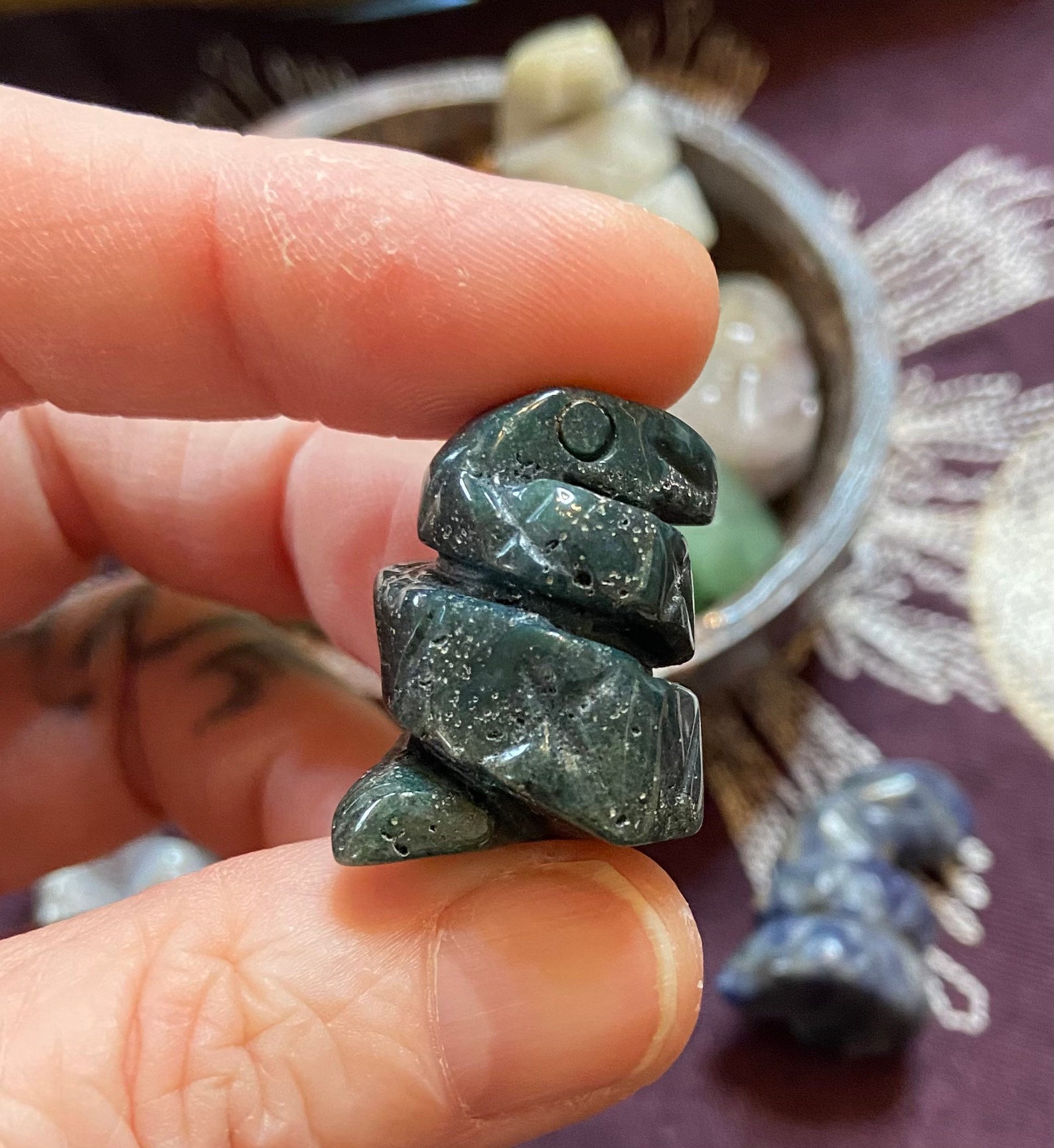 Mini Snake Crystal Carving All Natural - Etsy