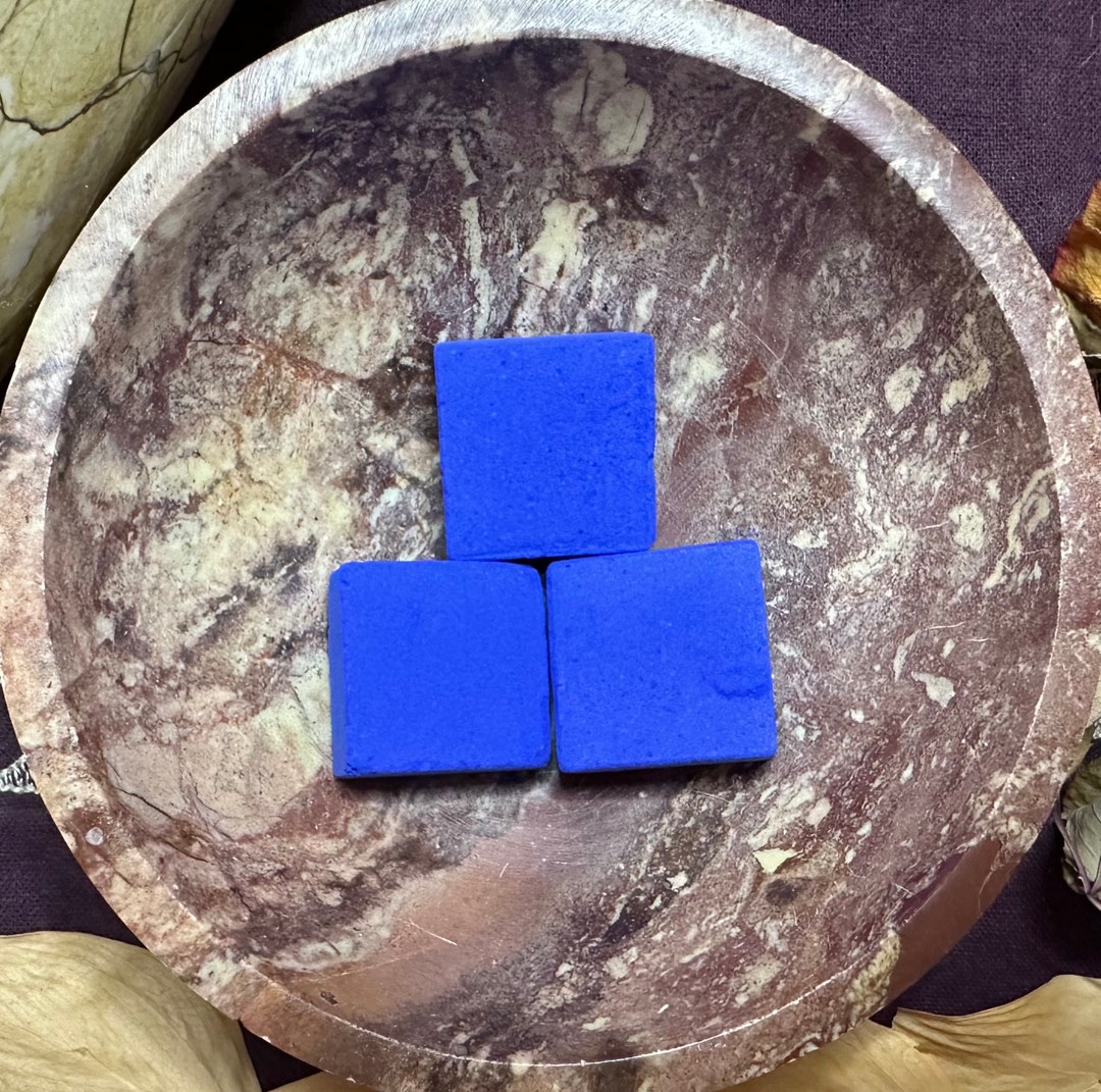 Three Blue Anil Squares, Bluing Squares, Ward Evil Spirits, Remove ...