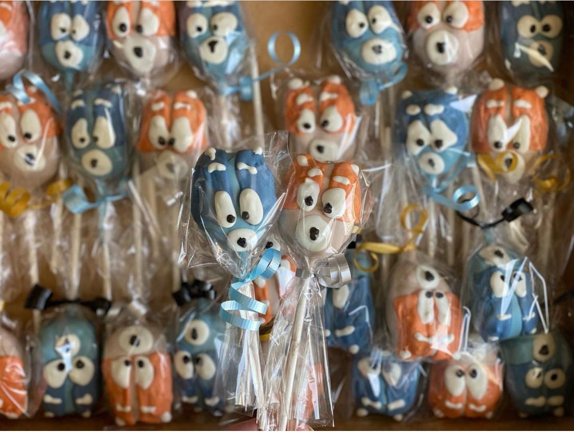 Bluey & Bingo Cake Pops - Etsy