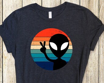 Peace Out Alien - Etsy