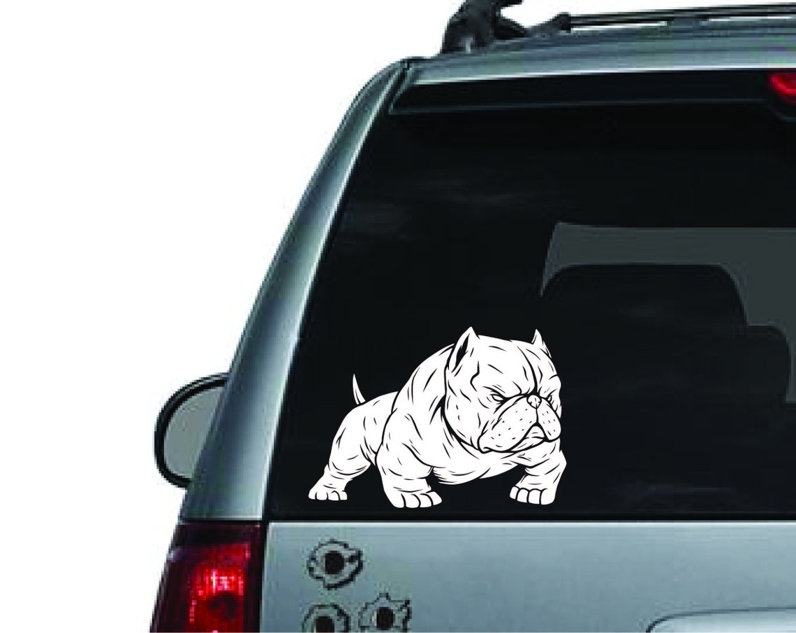 American Bully Decal / Exotic Bully Decal / Sticker/ Bull Window Decal ...
