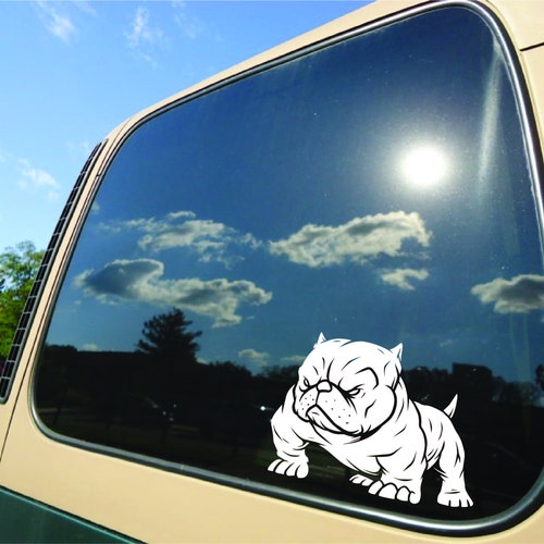 American Bully Dog Sticker Car Decal Window Laptop - Etsy