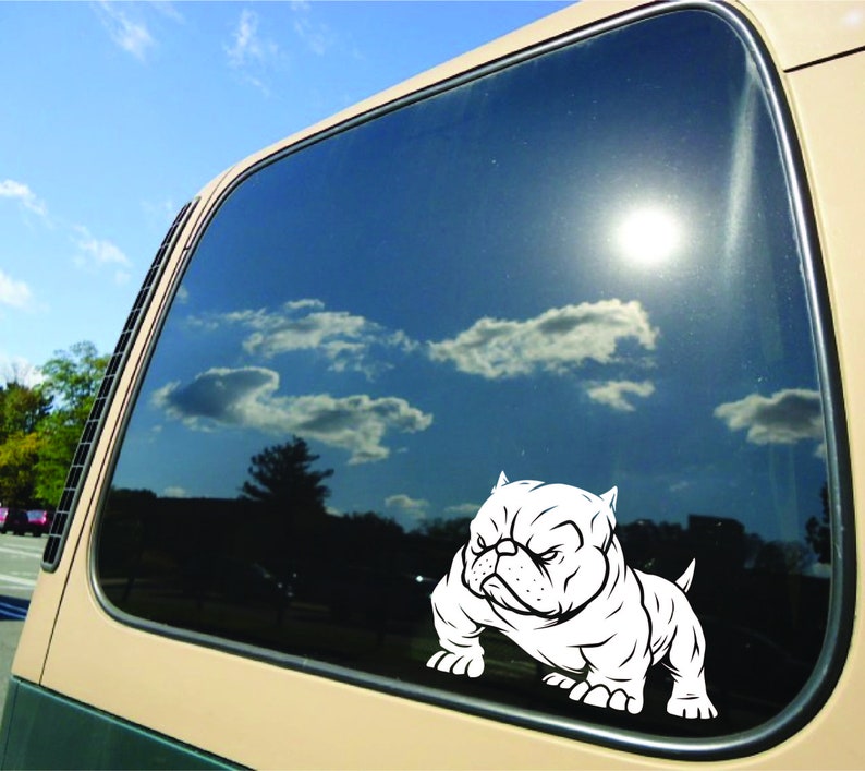 American Bully Decal / Exotic Bully Decal / Sticker/ Bull Window Decal ...