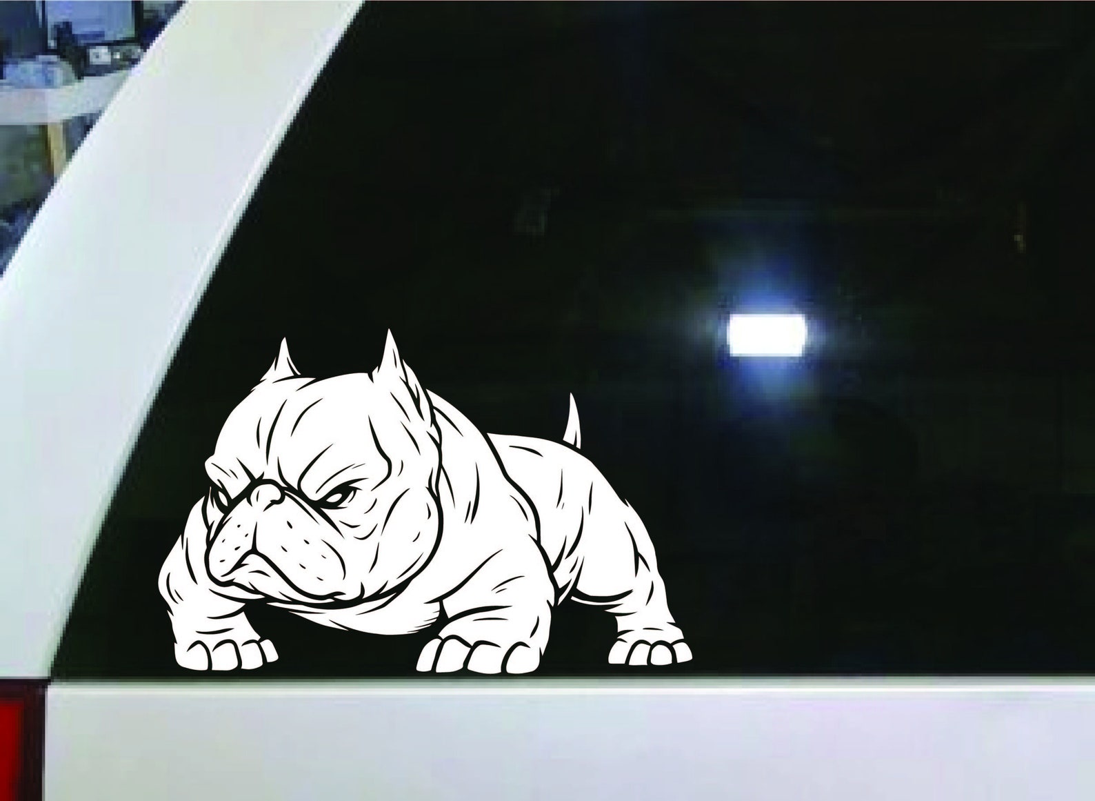 American Bully Decal / Exotic Bully Decal / Sticker/ Bull Window Decal ...