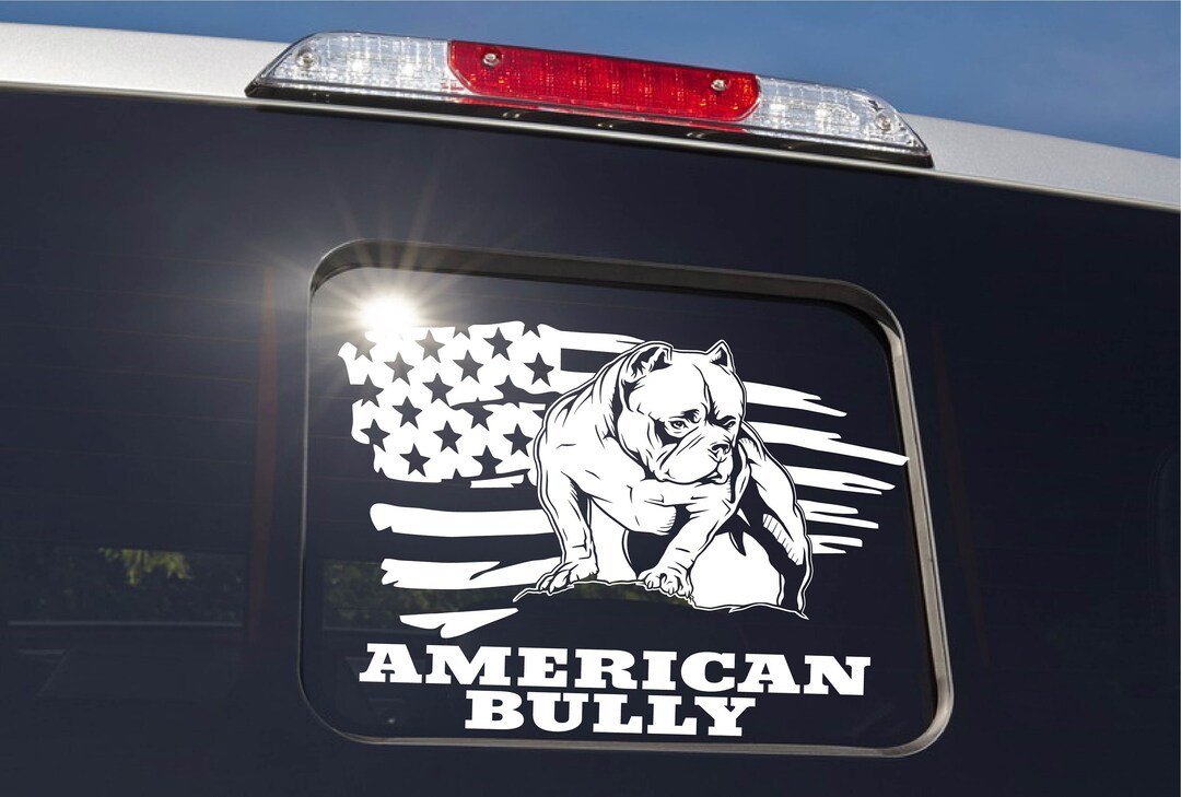 American Bully Decal / Exotic Bully Decal / Pit Bull /sticker/ Bully ...
