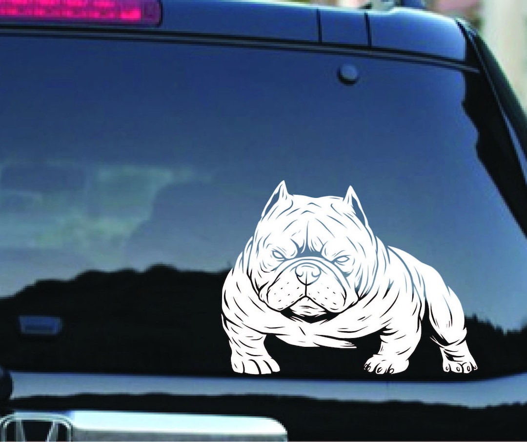 American Bully Decal / Exotic Bully Decal / Sticker/ Bull Window Decal ...