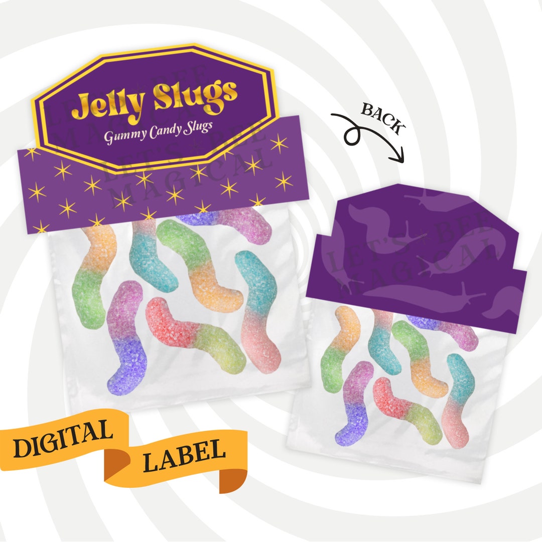 Magical Gummy Candy · Treat Bag · Printable Label · Instant Download ...