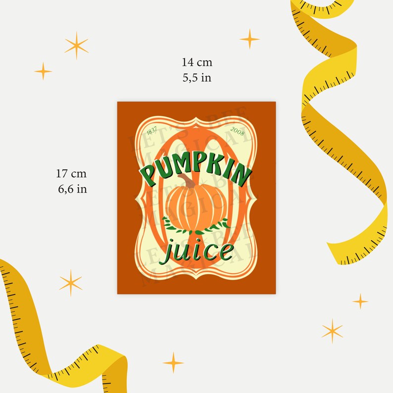 Magical Juice Wizard · Printable Bottle Drink Label · Instant Download ...