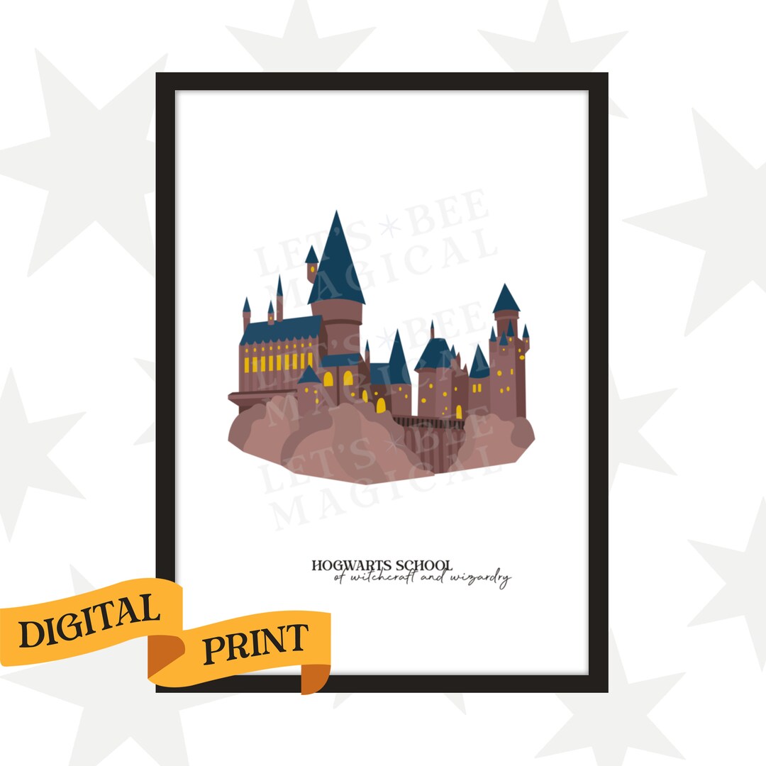 Wizard School Digital Print Instant Download Ready to Print Potterhead ...