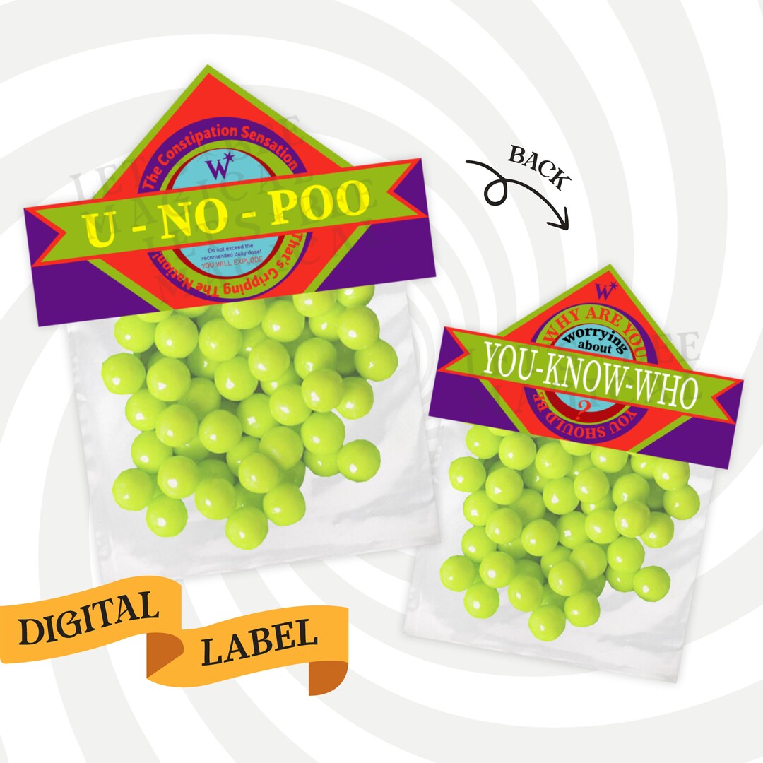 Wizard Candy · Treat Bag · Printable Label · Instant Download · Ready ...