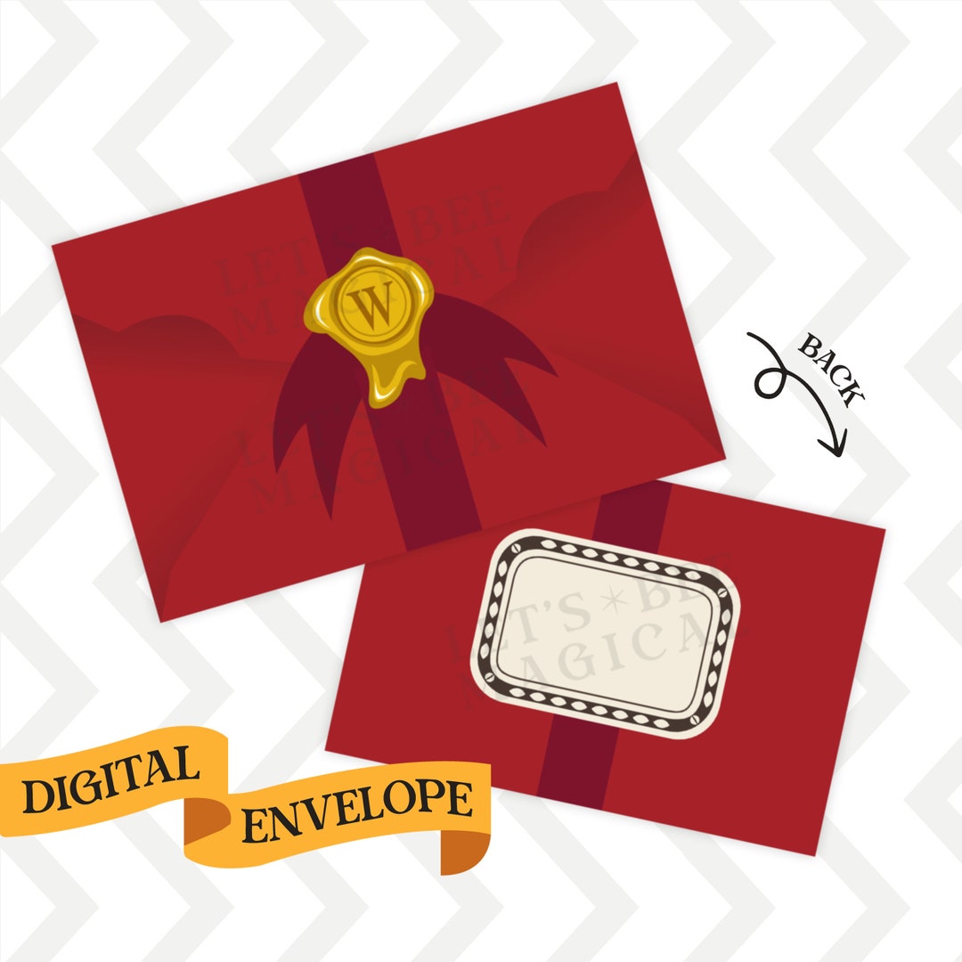 Magical Card · Envelope Instant Download · Envelope for Greeting Card ...