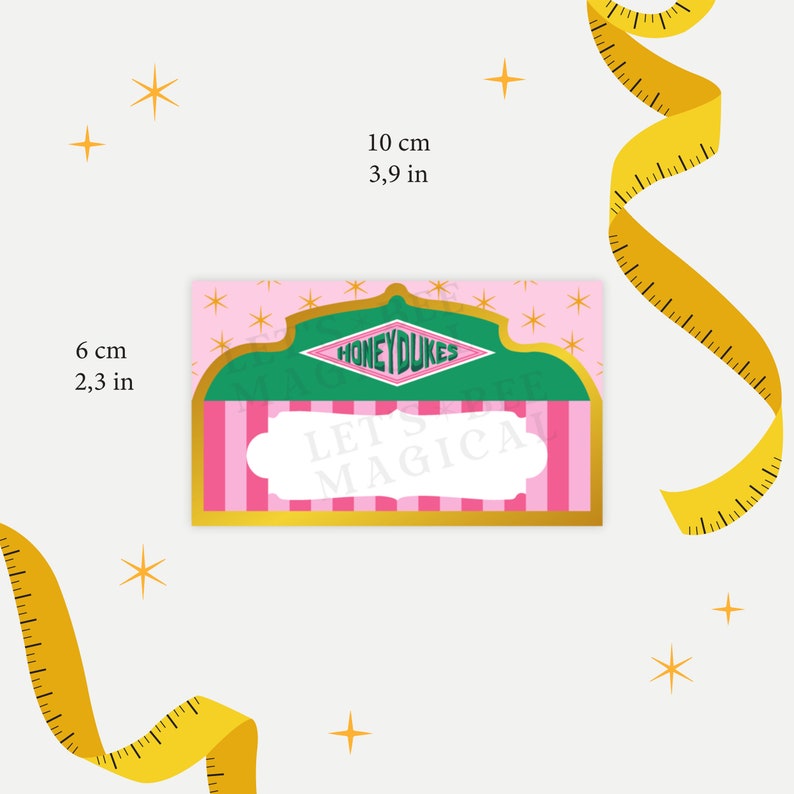 Wizard Sweet Food Tent Card Printable Label Instant Download Ready to ...