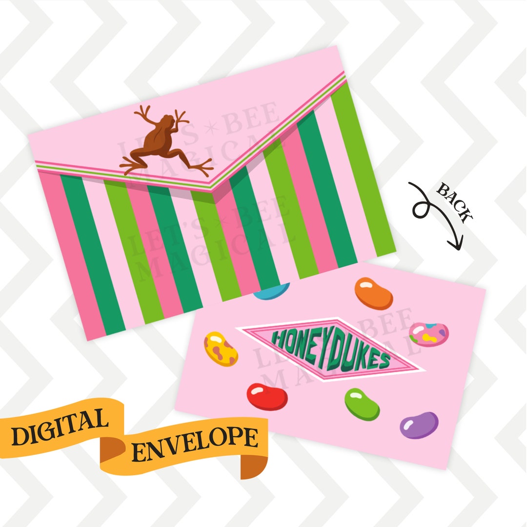 Magical Sweets Shop · Envelope Instant Download · Envelope for Greeting ...