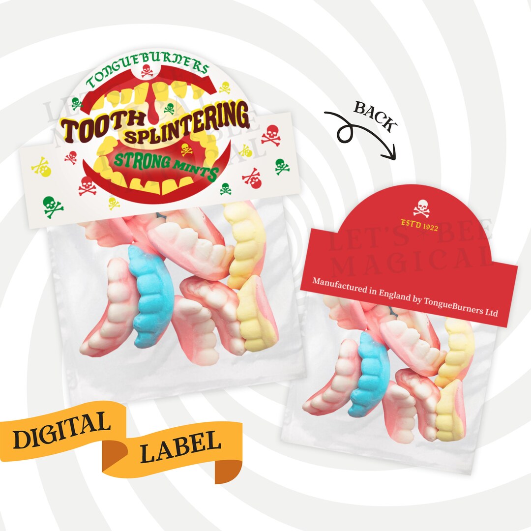 Wizard Candy · Treat Bag · Printable Label · Instant Download · Ready ...