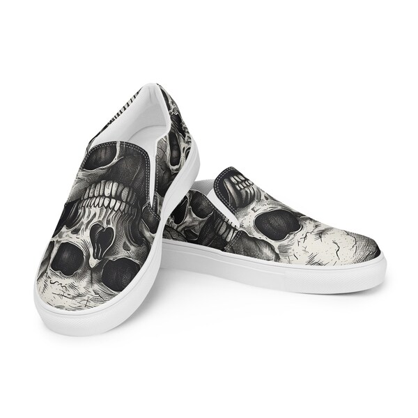 Skull Shoes - Etsy
