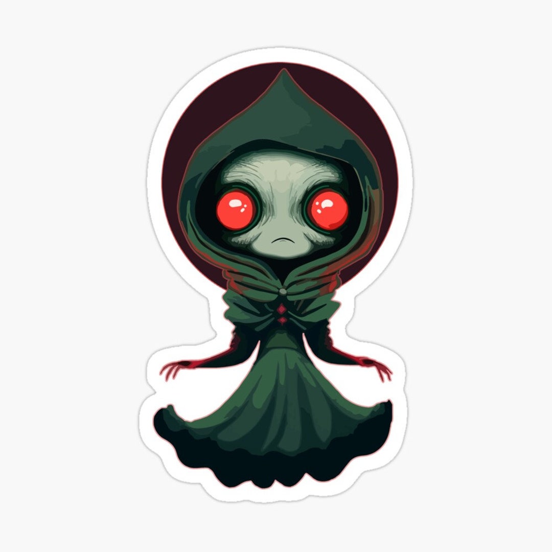 Flat Woods Monster Sticker, Cryptid Stickers, Cryptid Sticker, Cryptid ...