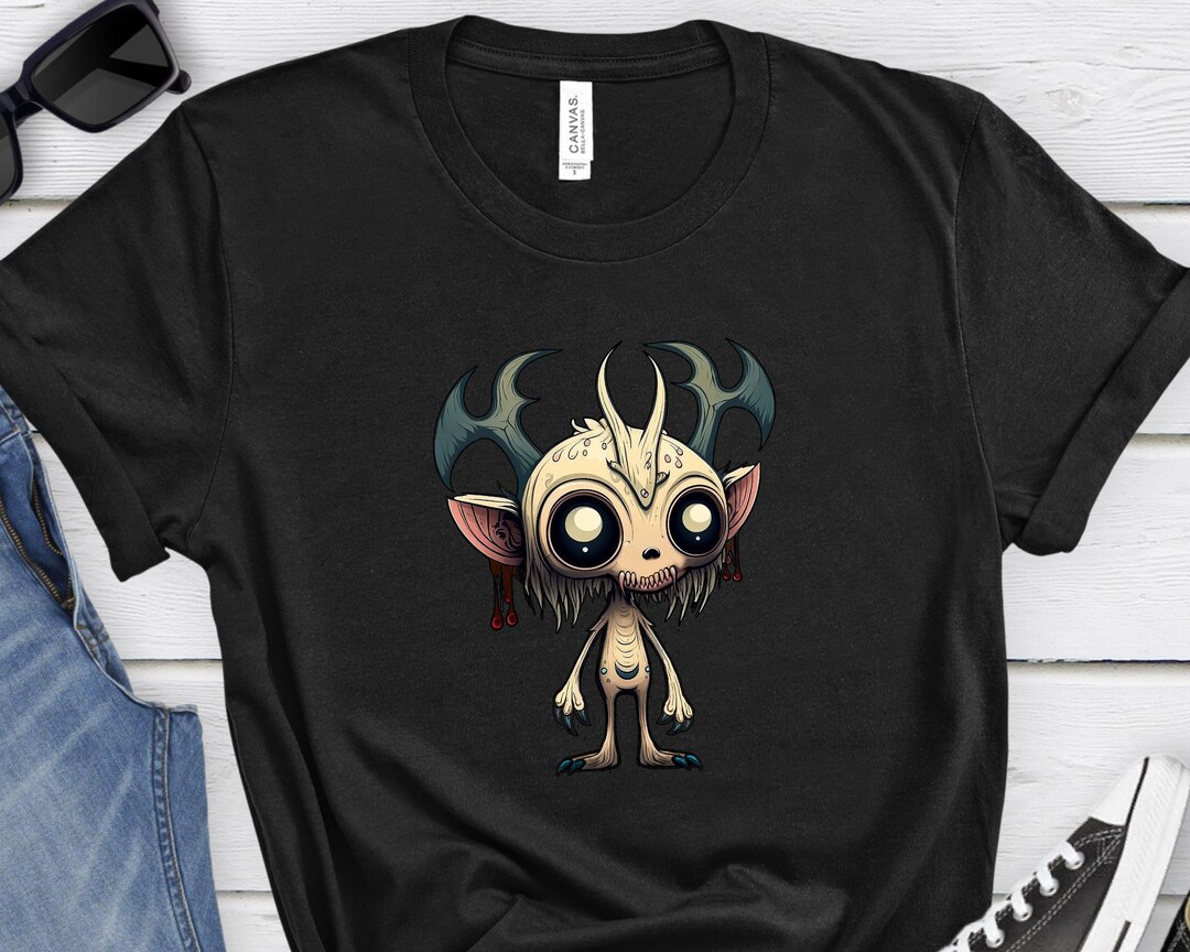 Baby Wendigo Shirt Cryptidcore Cryptid Gifts Cute Retro - Etsy