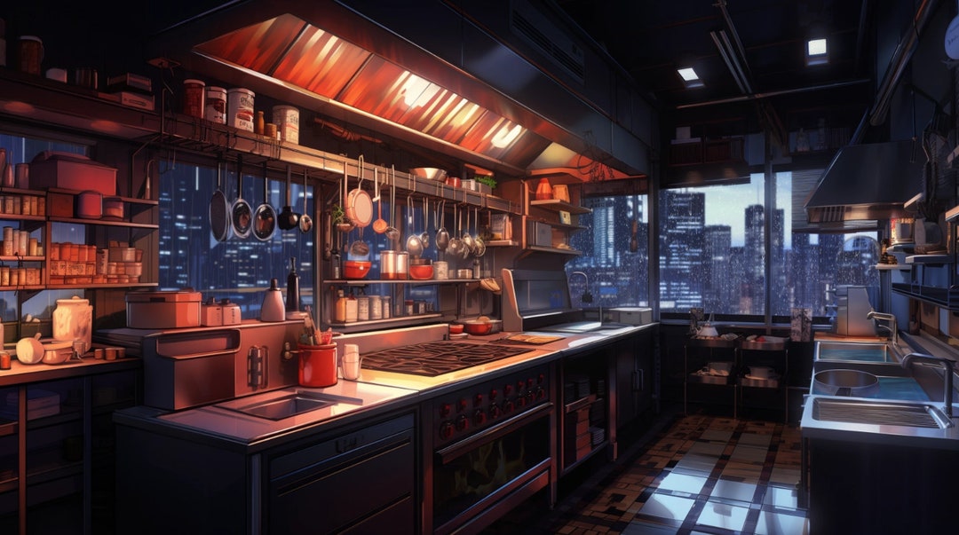 Chefs Kitchen in the City Overlays for Stream Animated - Etsy