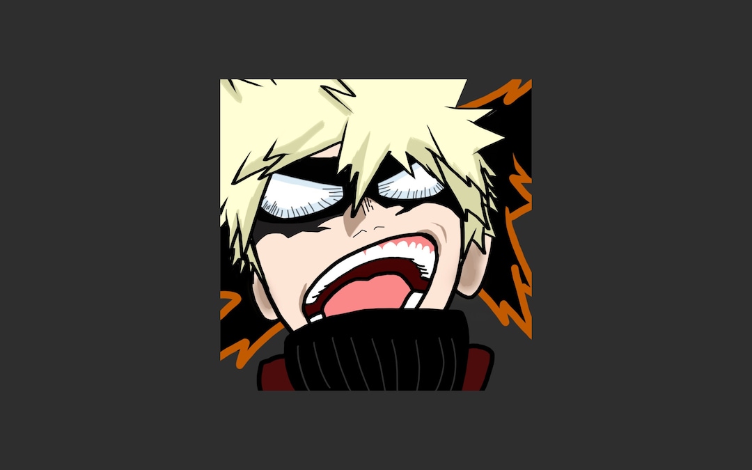 Bakugo Emote - Etsy