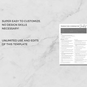 Seller & Buyer Agent Transaction Checklists, Real Estate Transaction ...