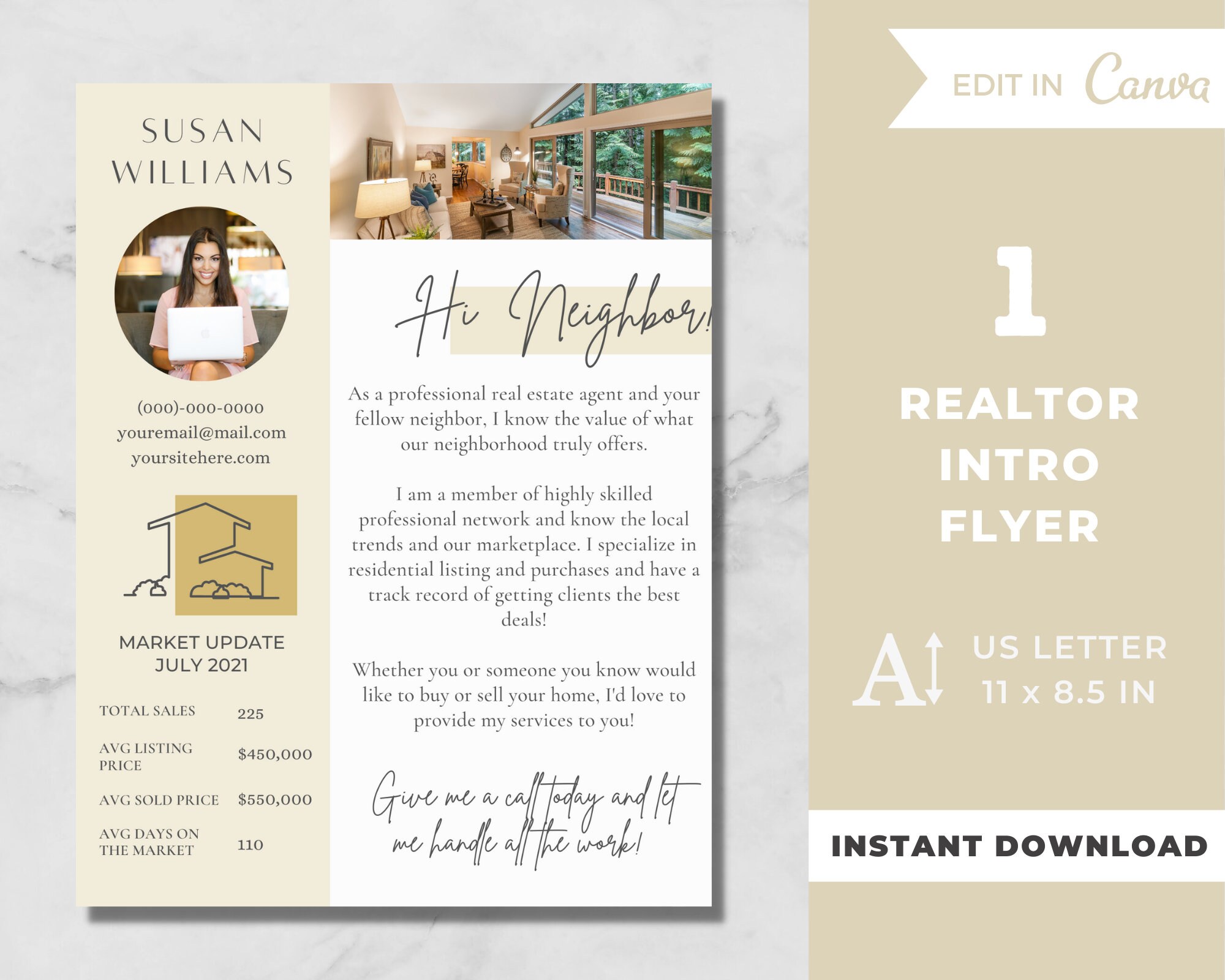 Real Estate Agent Intro Letter, Realtor Introduction, Real Estate Agent ...