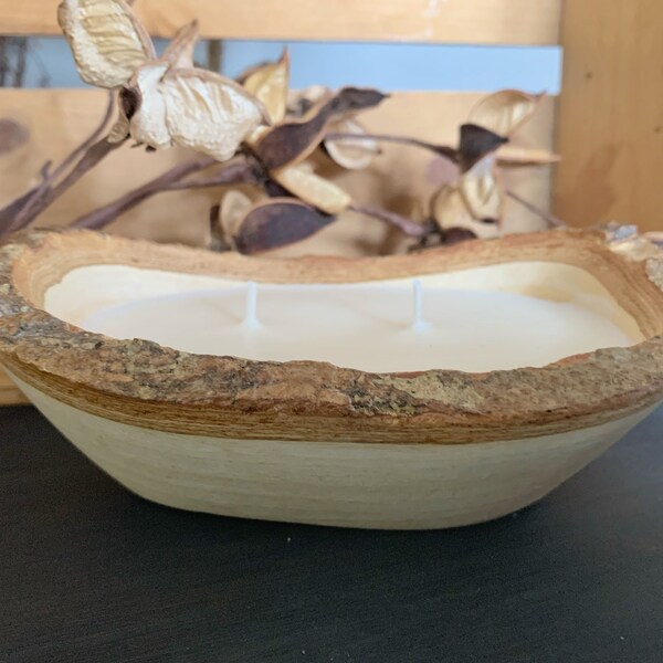 Wood Bowl Candle - Etsy