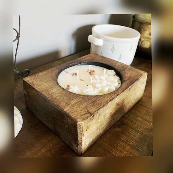 Rustic Candles - Etsy