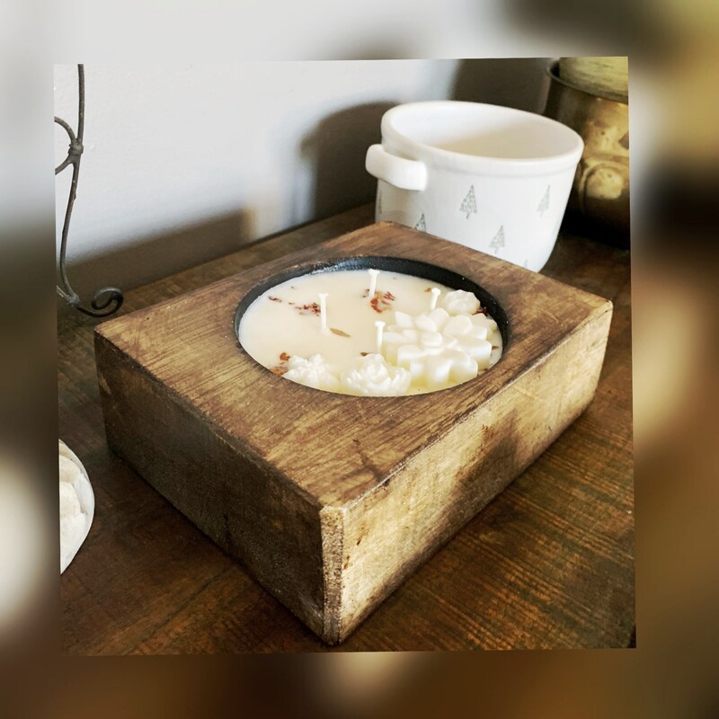 Rustic Candles - Etsy