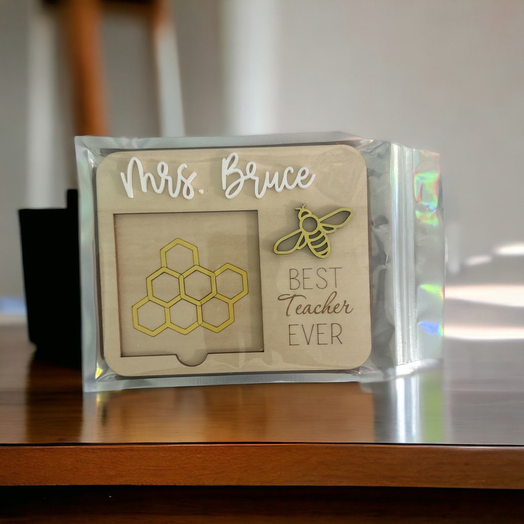 Sticky Note Holder Bumble Bee With Custom Name Personalized Gift - Etsy