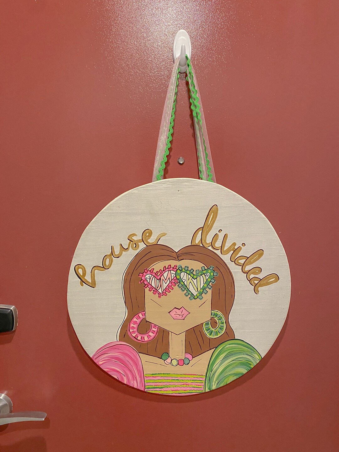 Funky Girl Door Hanger - Etsy