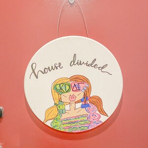 Funky Girl Door Hanger - Etsy
