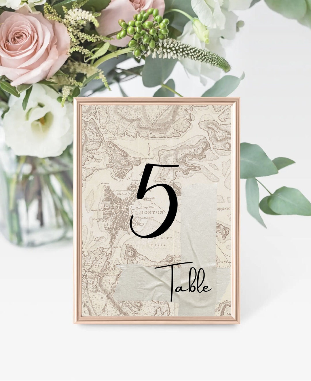 Map Table Numbers Printable Table Numbers Wedding Table Numbers Party ...