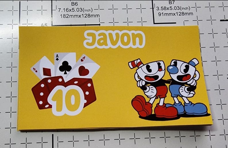 Cuphead Chip Bags, Cuphead Party Labels - Etsy