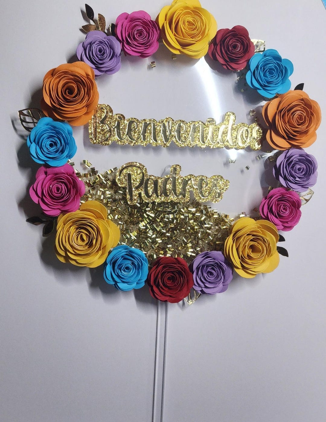 Flower Cake Topper - Etsy