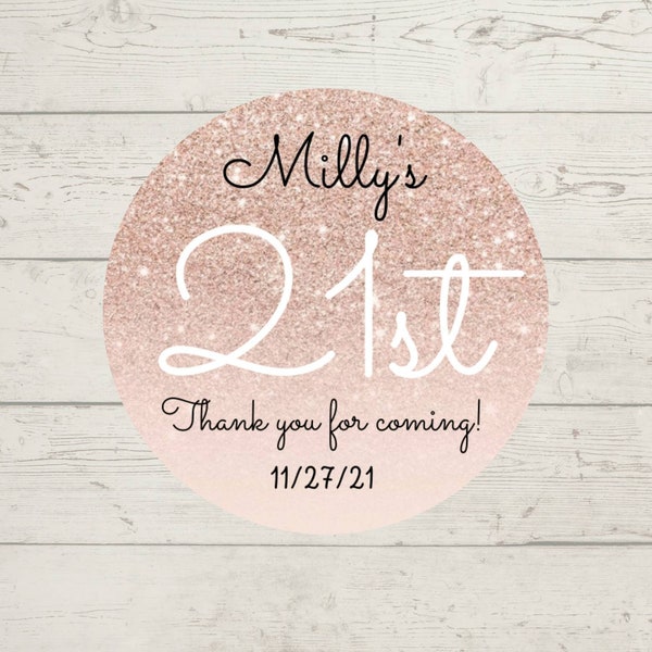 21st Birthday Sign Stickers - Etsy