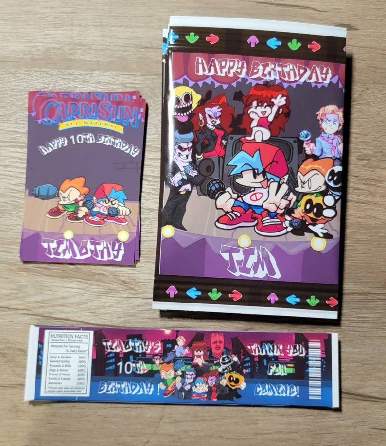 Friday Night Funkin Chip Bags and More - Etsy