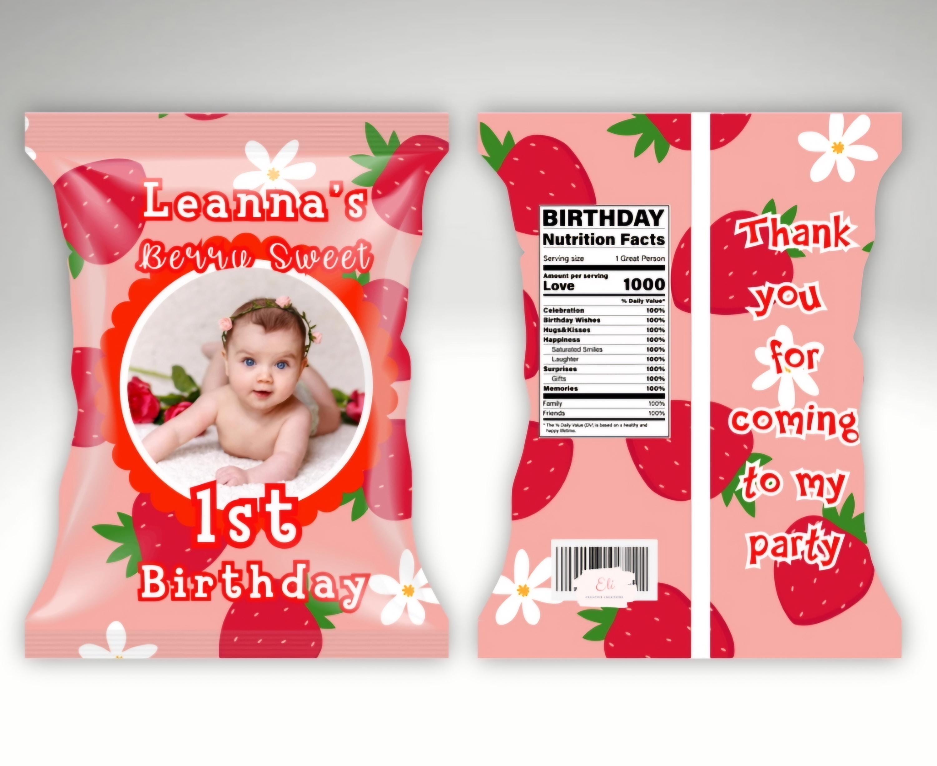 Strawberry Chip Bags and More - Etsy