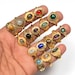 Gold Plated Rings, Assorted Crystal Handmade Gold Plated Ring for Women ...