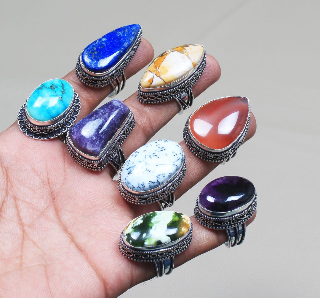 Artisan Chic Rings, Statement Rings, Birthday Gift, Crystal Jewelry ...