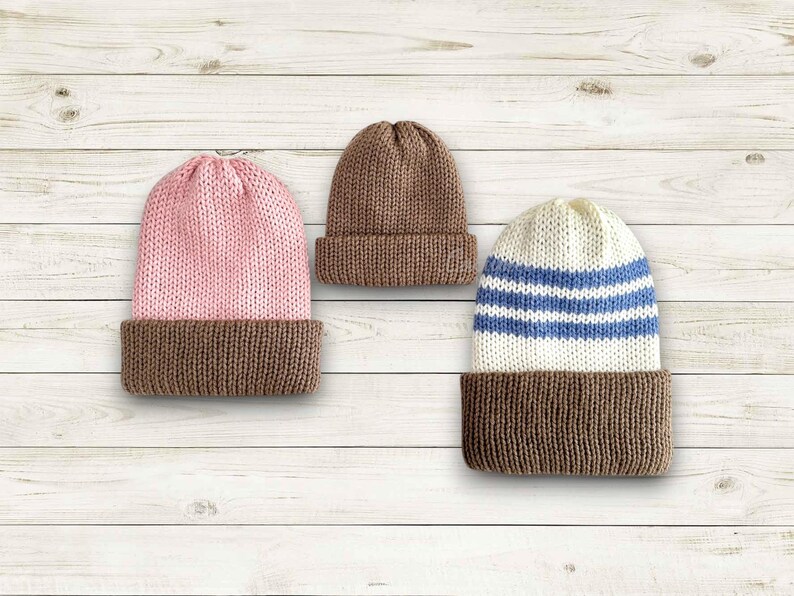 Beginners Basic Pattern Set for Circular Knitting Machines / Hat ...
