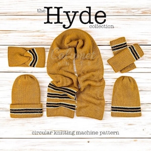 The Hyde Collection Circular Knitting Machine Pattern - Etsy