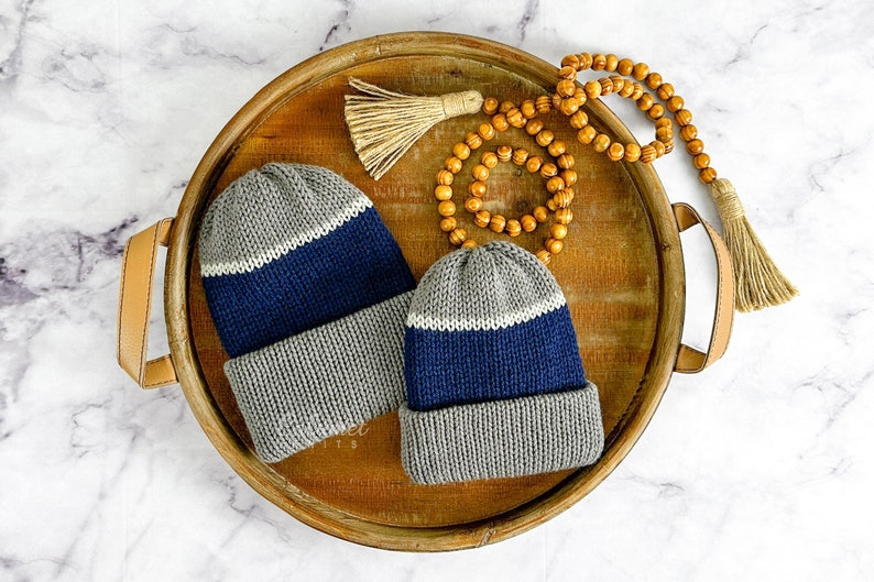 The Avery Beanie in 6 Sizes Circular Knitting Machine Pattern - Etsy