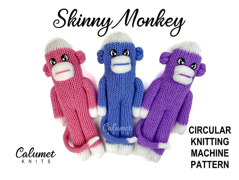 Skinny Monkey Circular Knitting Machine Pattern - Etsy