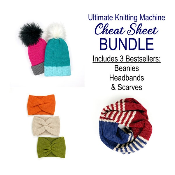 Ultimate Knitting Machine Cheat Sheet for Beanies - Etsy UK