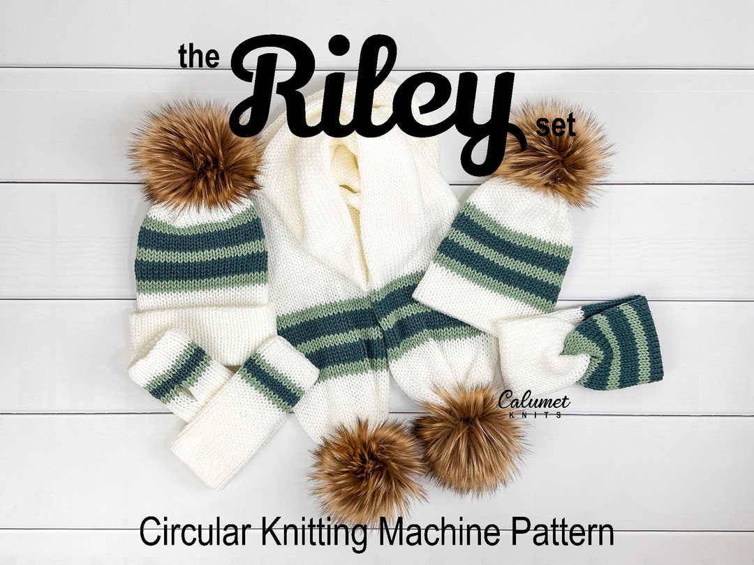 The Riley Set Circular Knitting Machine Pattern - Etsy