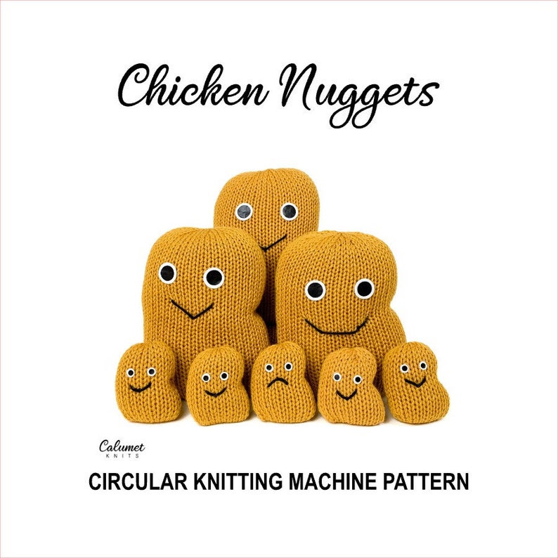 Chicken Nuggets Circular Knitting Machine Pattern - Etsy