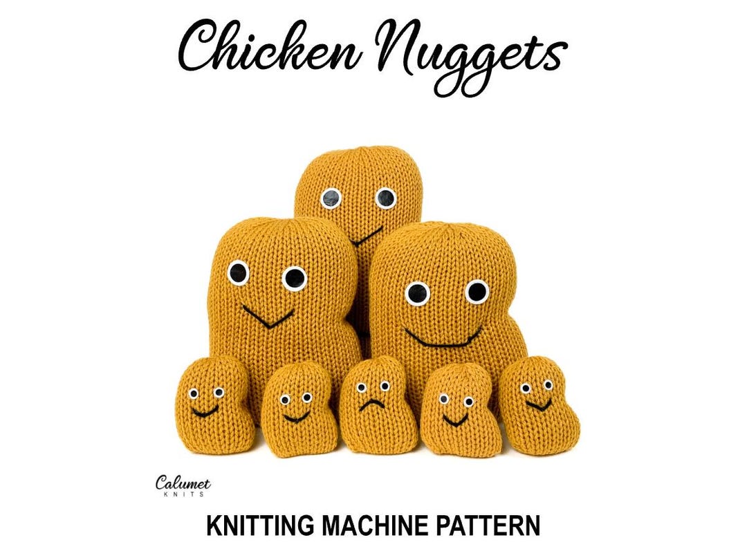 Chicken Nuggets Circular Knitting Machine Pattern - Etsy