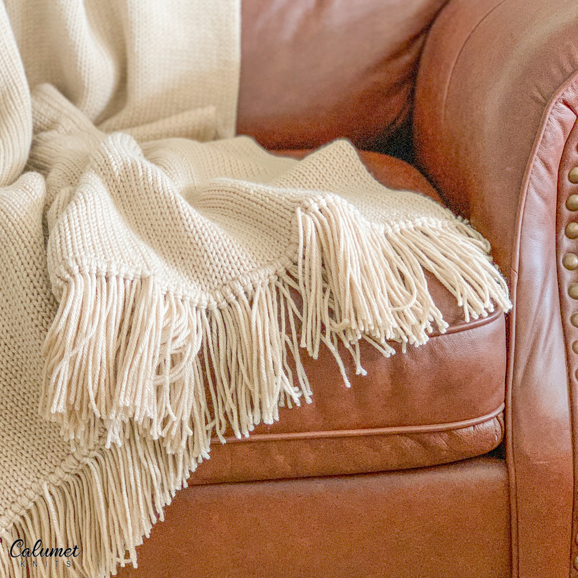 Basic Blanket With Fringe Circular Knitting Machine Pattern - Etsy
