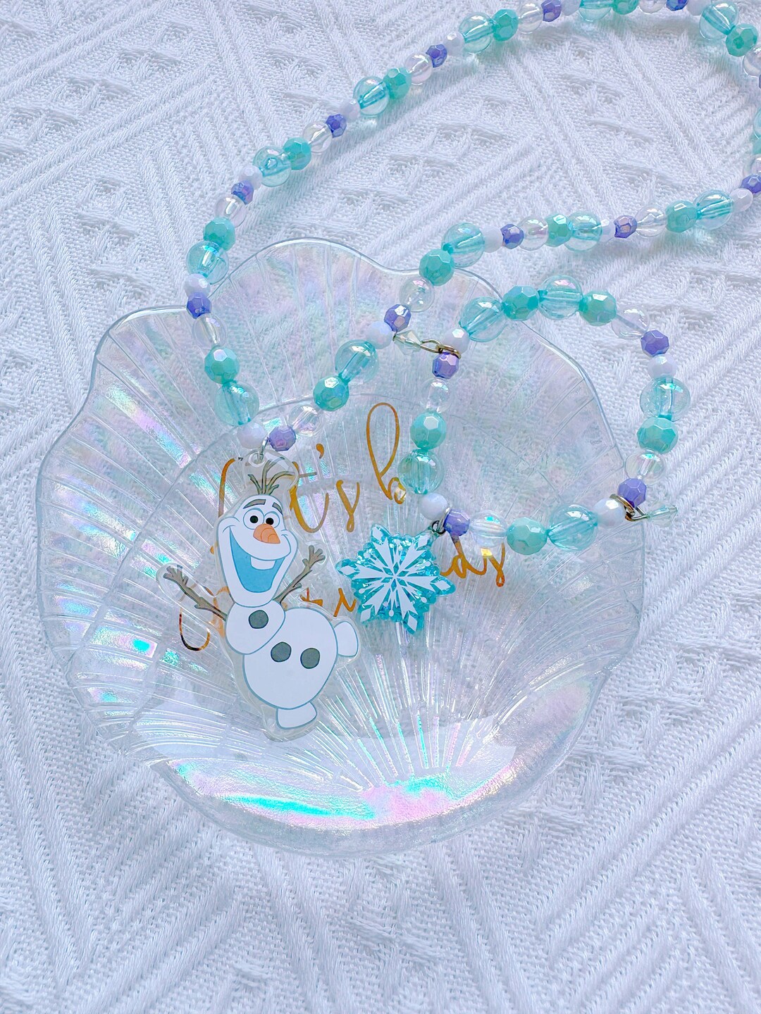 Disney Frozen Olaf Necklace and Bracelet for Toddler Girl and Baby ...